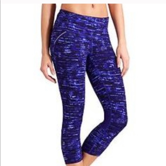 Athleta | Pants & Jumpsuits | Hp Athleta Paint Bucket Relay Capri Pants ...